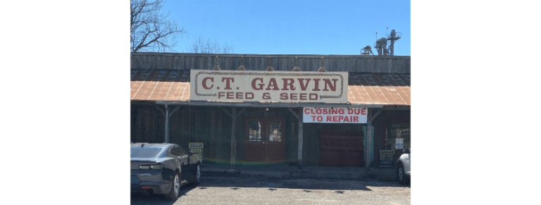 Local Landmark C.T. Garvin Closes, Online Auction Already Active ...